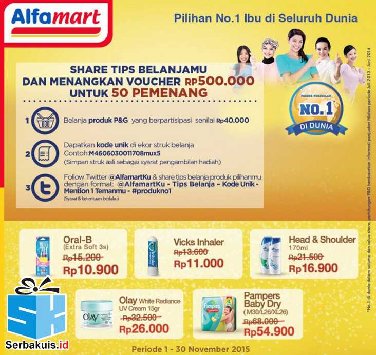 Promo Share Tips Belanja P&G Berhadiah Voucher 25 Juta
