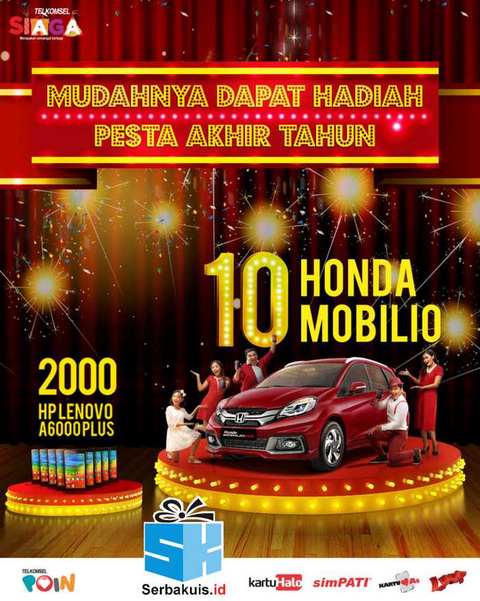 Undian Pesta Akhir Tahun Telkomsel 2015 Hadiah 10 Honda Mobilio