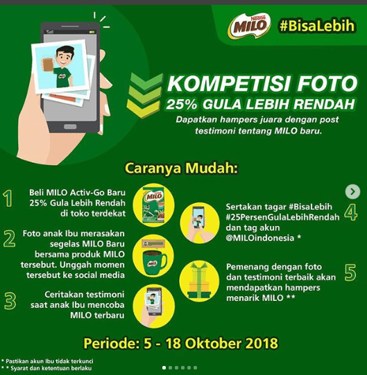 Kompetisi Foto MILO BisaLebih Berhadiah Hampers Juara Kompetisi Foto MILO BisaLebih Berhadiah Hampers Juara