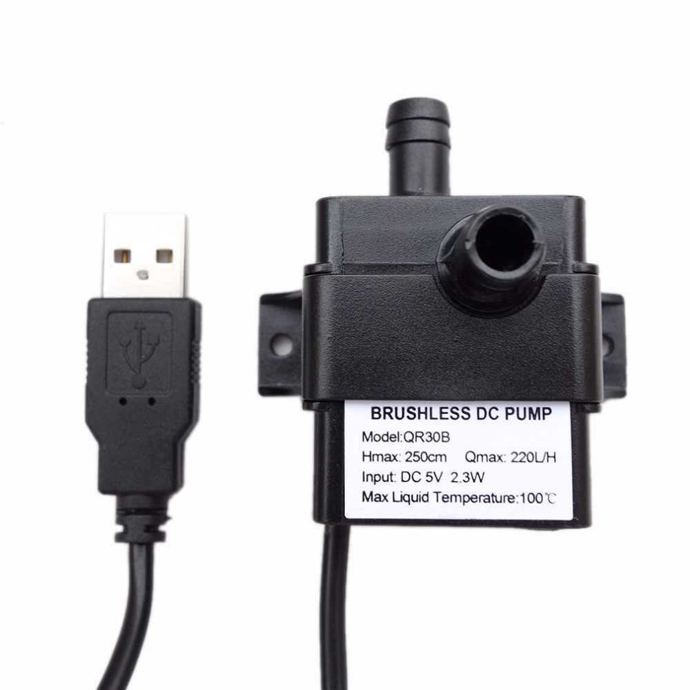 Pompa Air Mini Tenaga USB Brushless Water Pump Submersible 5V | SERBAKUIS