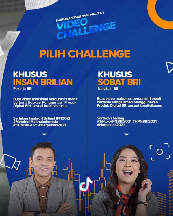 Lomba TikTok Hari Pelanggan Nasional BRI Total Hadiah 20 Juta Rupiah