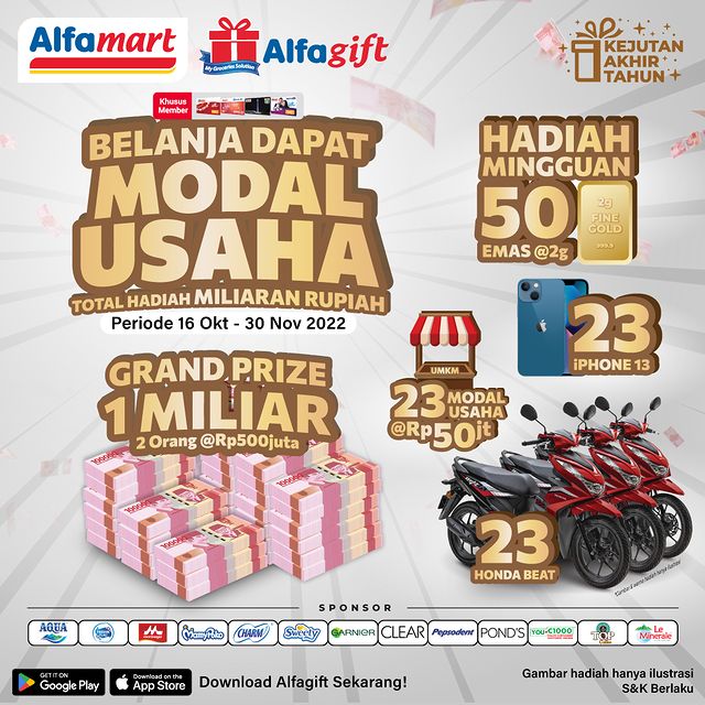Undian Alfamart Berhadiah Modal Usaha Total Milyaran Rupiah Undian Alfamart Berhadiah Modal Usaha Total Milyaran Rupiah