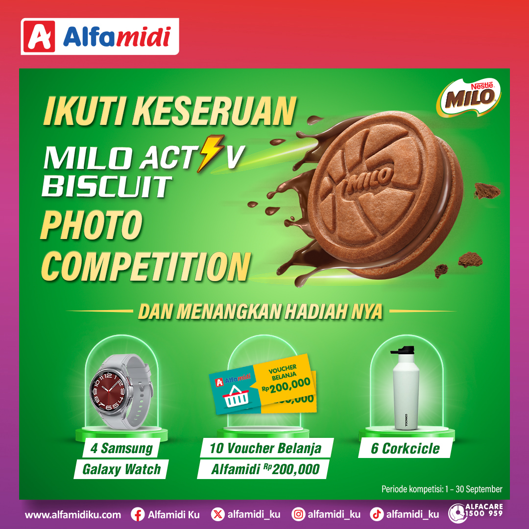 Lomba Foto Milo Activ Biscuit Berhadiah 6 SAMSUNG Watch Lomba Foto Milo Activ Biscuit Berhadiah 6 SAMSUNG Watch