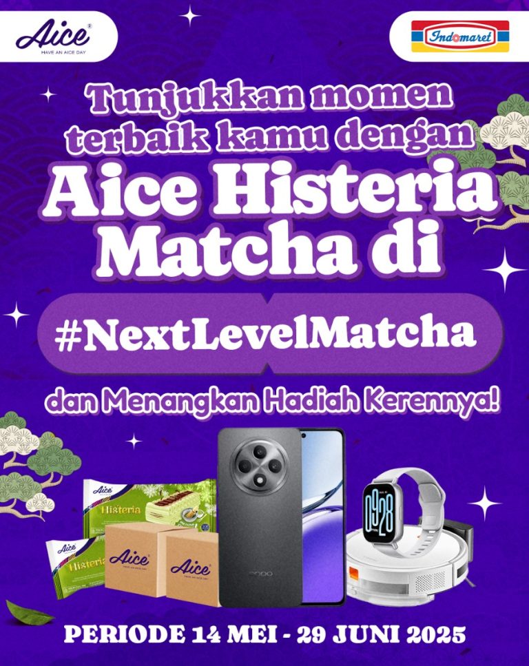 Lomba Video Aice Next Level Matcha Berhadiah OPPO Reno 12 F