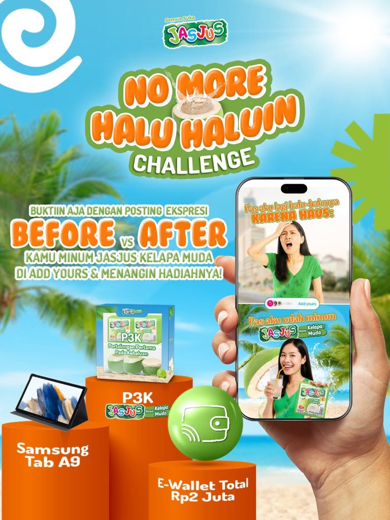 Kuis Instastory Before-After Jasjus Berhadiah SAMSUNG Tab A9