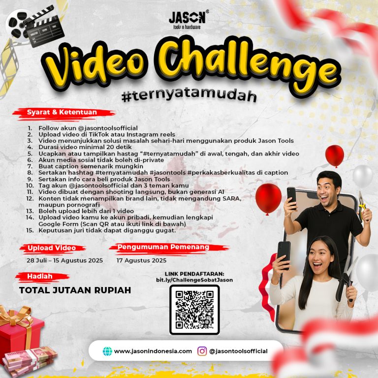 Lomba Video Jason Tools Ternyata Mudah Berhadiah Jutaan Rupiah